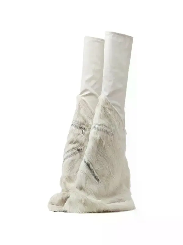 Rick Owens Zip-fur Boots