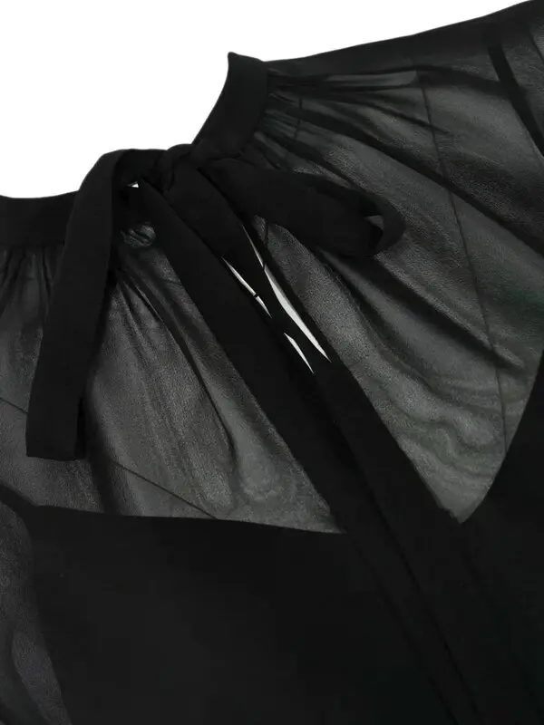 Max Mara Cuba Tie Blouse