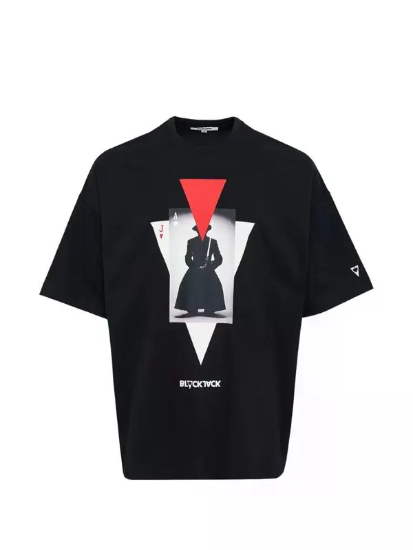 BLACKJACK Ace Logo-detail T-shirt