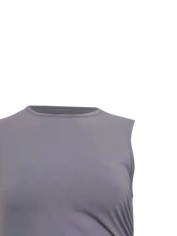 Theory Sleeveless Gathered Mini Dress