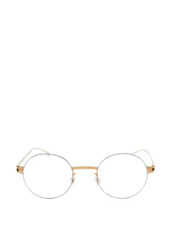 Mykita Lova Round-frame Glasses - Silver