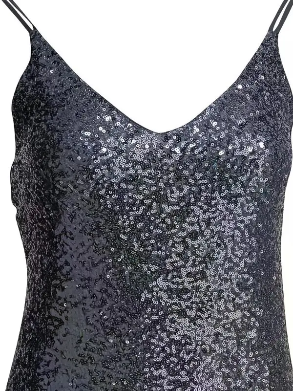 SEMPER Sequin V-neck Maxi Dress
