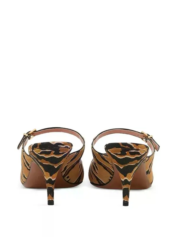 Zimmermann Aura Tiger Strap Mules