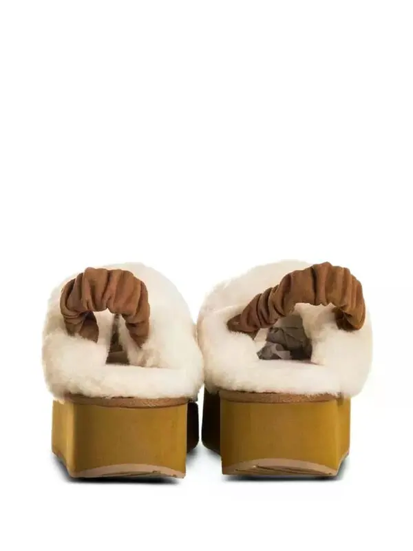 BIRKENSTOCK Emu Australia Sheepskin Lined Platform Slipper