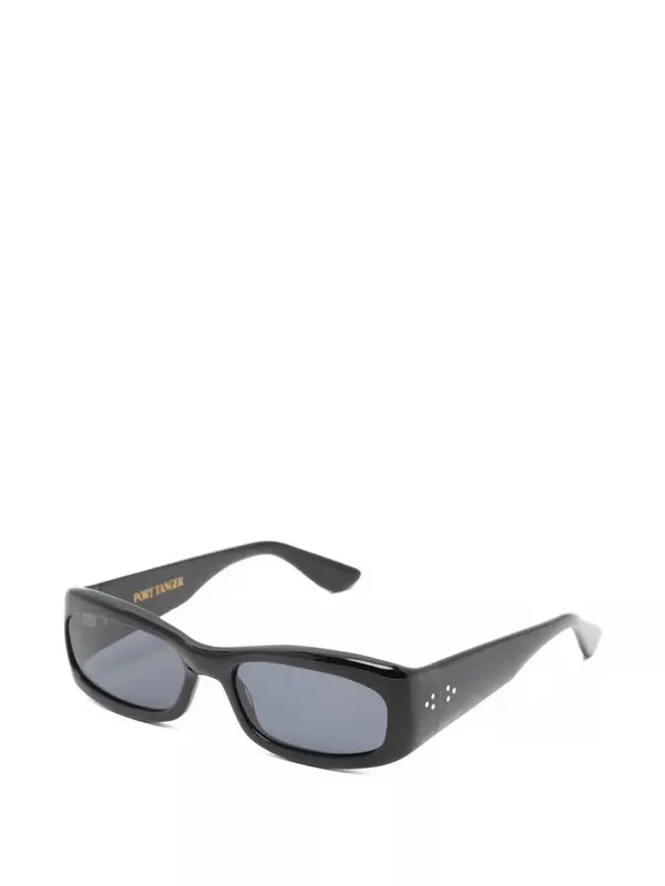 PORT TANGER Saudade Sunglasses - Black