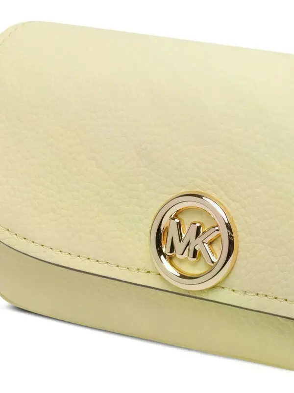 Michael Kors Logo Plaque Shoulder Bag - Yellow