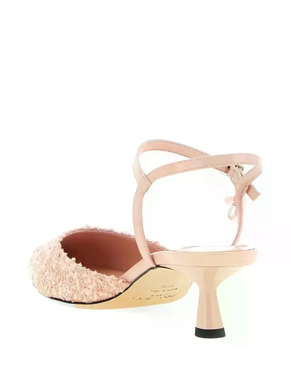 JIMMY CHOO Pearl-pendant Slingback Pumps - Pink