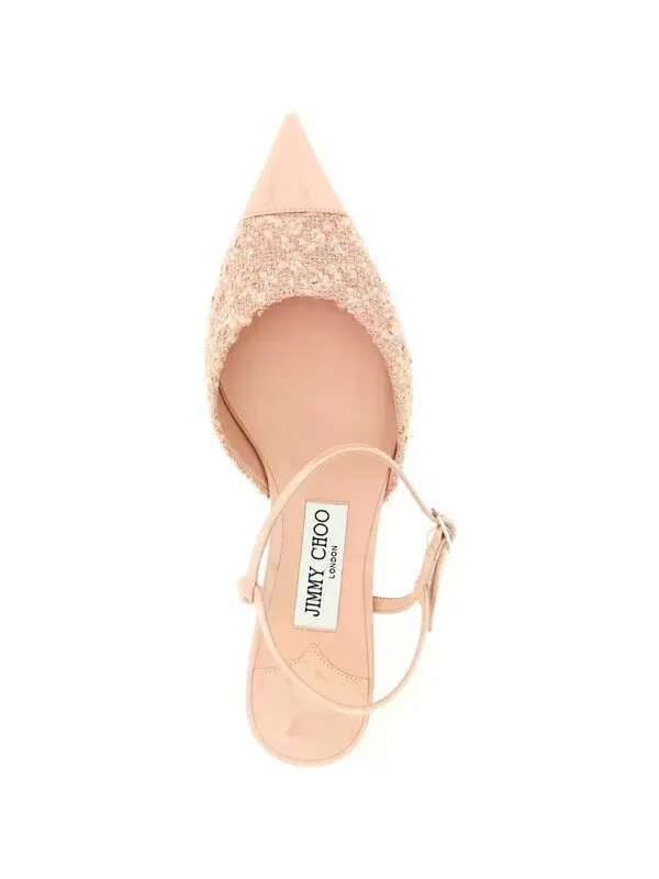 JIMMY CHOO Pearl-pendant Slingback Pumps