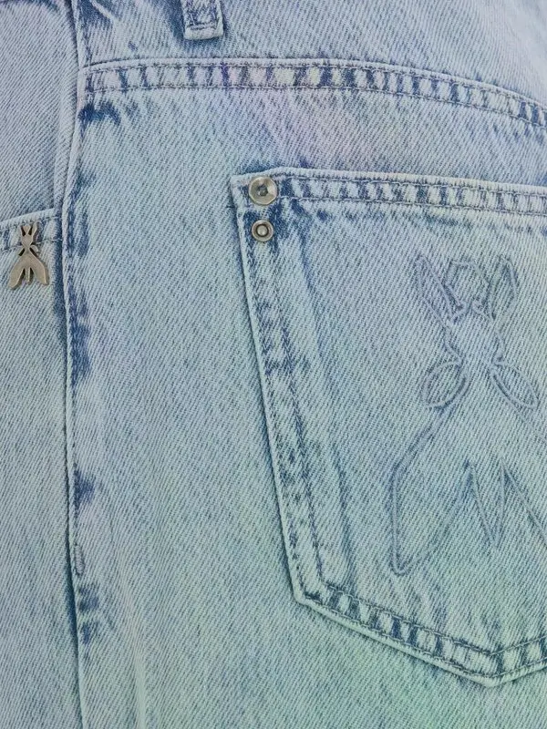 Patrizia Pepe Logo-embroidered Denim Jeans
