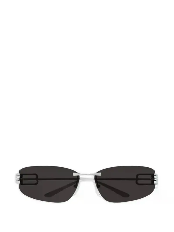 Balenciaga Logo Rectangle Sunglasses