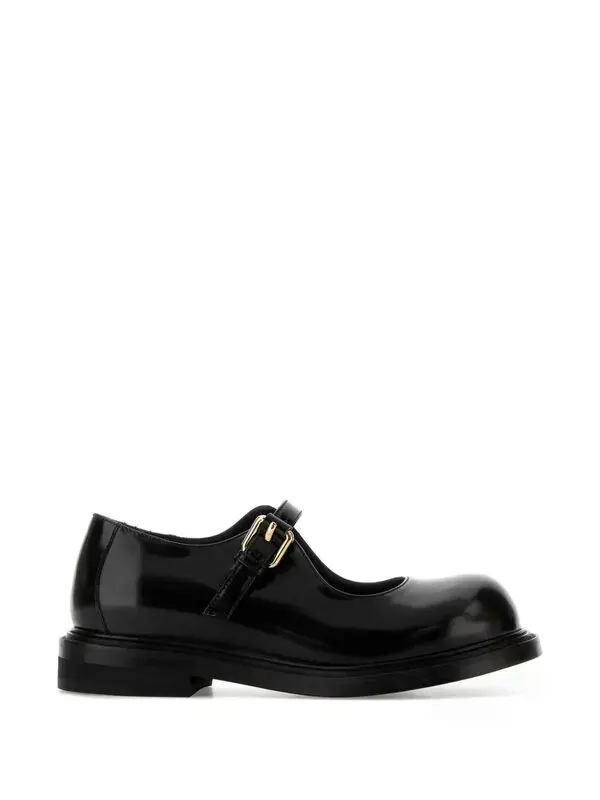 Moschino Buckled Leather Pumps