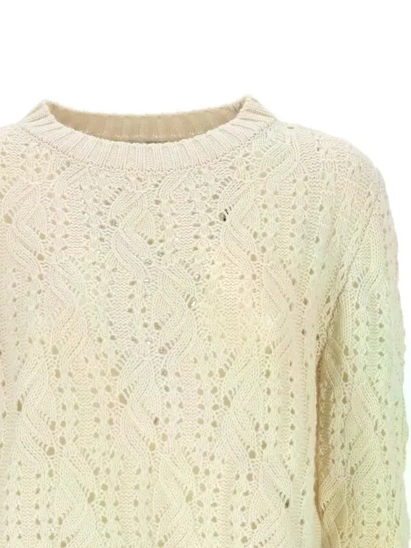 Agnona Long-sleeve Knitted Sweater