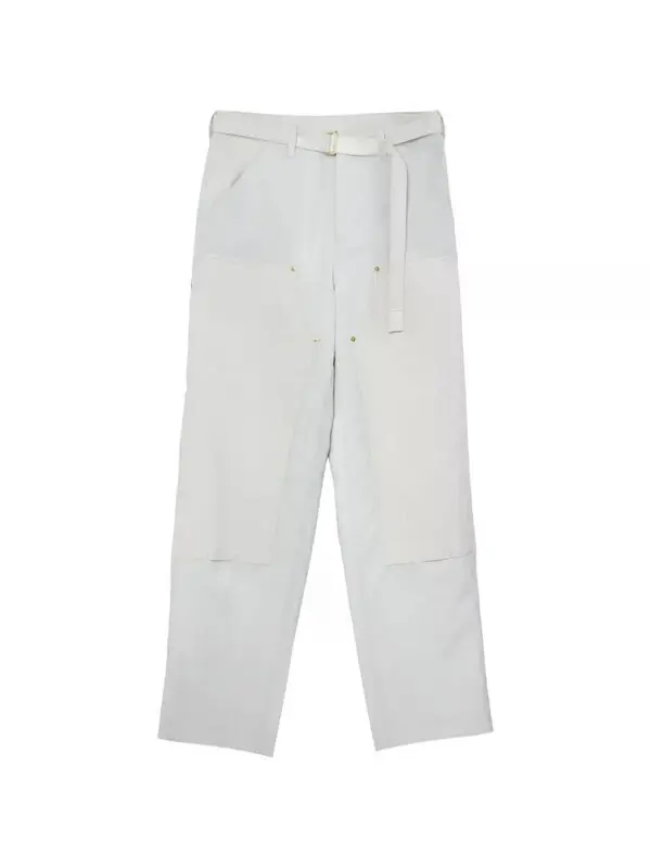 Sacai X Carhartt Wip Duck Trousers - White