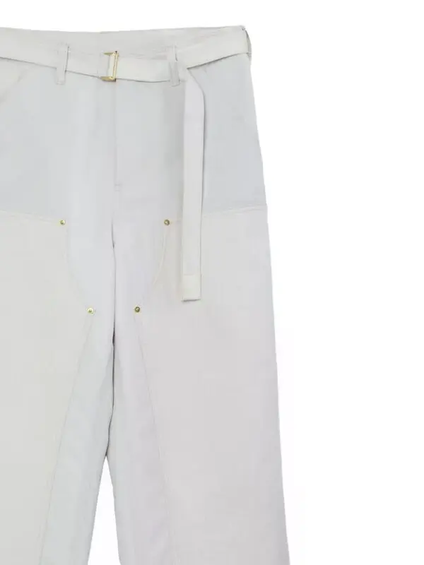 Sacai X Carhartt Wip Duck Trousers - White