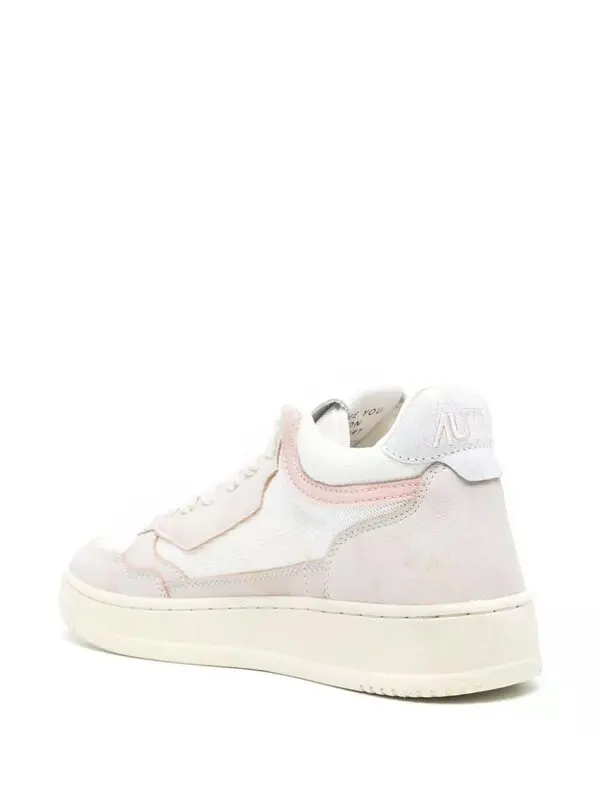 AUTRY Open Mid Leather Sneakers