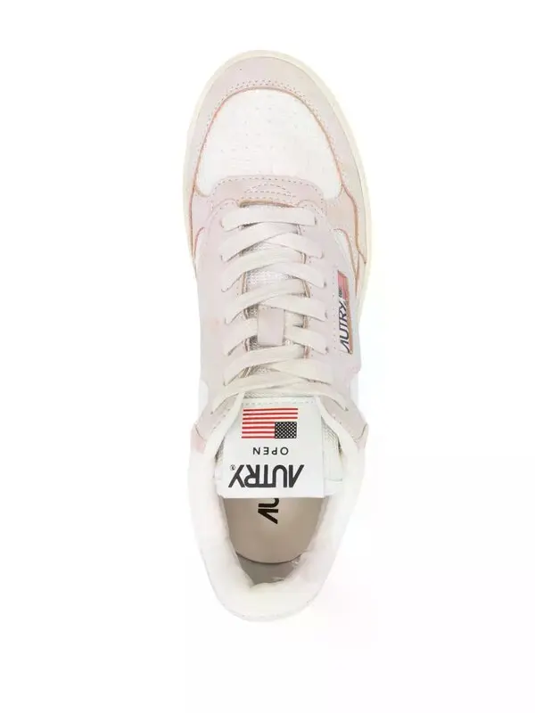AUTRY Open Mid Leather Sneakers