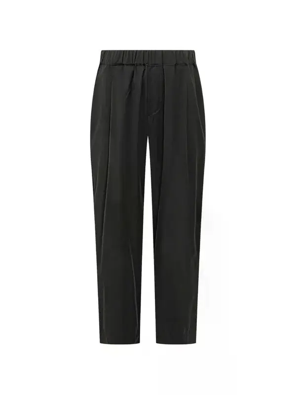 A PAPER KID Logo-patch Trousers