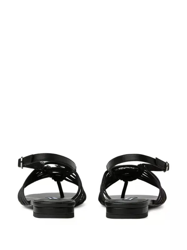 Karl Lagerfeld Alisso Ii Leather Cord Sandals