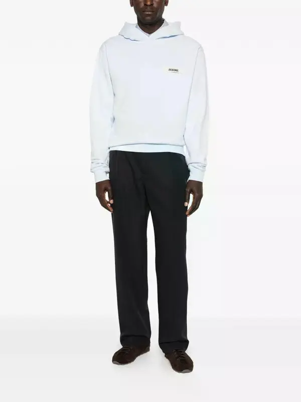 Jacquemus Logo Hoodie - Blue