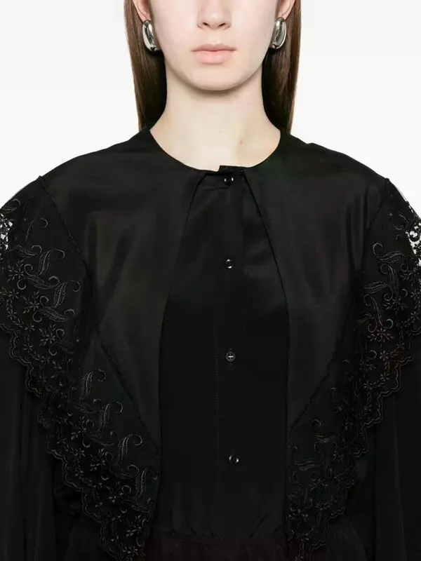 Simone Rocha Lace Trimmed Shirt