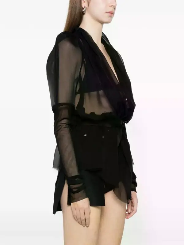 Rick Owens Tie-waist Jacket