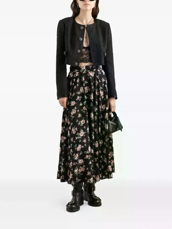 Dolce & Gabbana Rachel Tweed Cropped Jacket