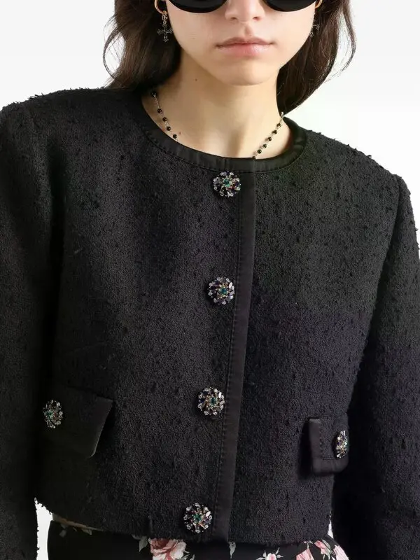 Dolce & Gabbana Rachel Tweed Cropped Jacket