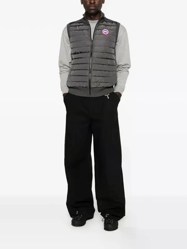Canada Goose Hybridge Quilted Knit Vest - Grey