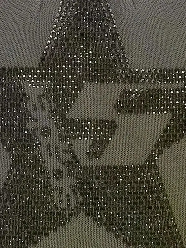 SP5DER Star Embellished Beanie Hat