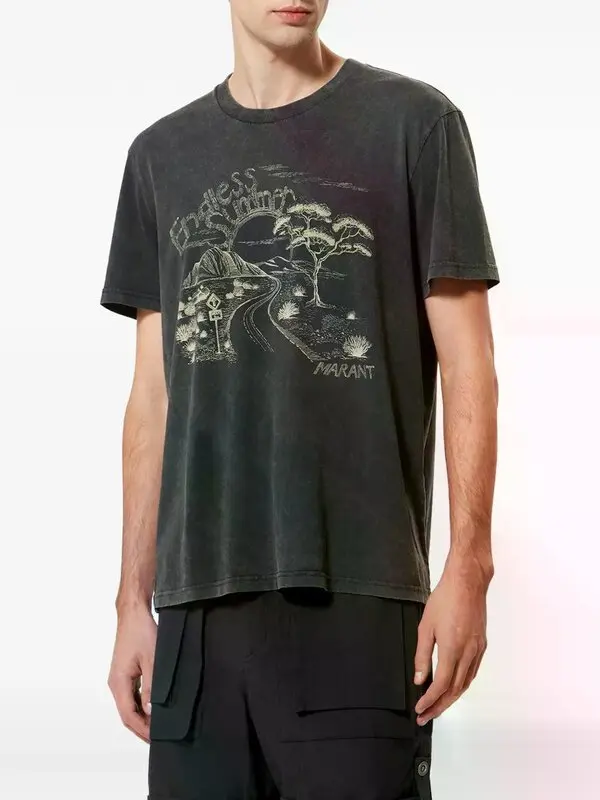 MARANT Honore T-shirt - Grey