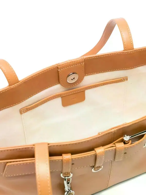 OSOI Brocle Buckle Shoulder Bag - Brown
