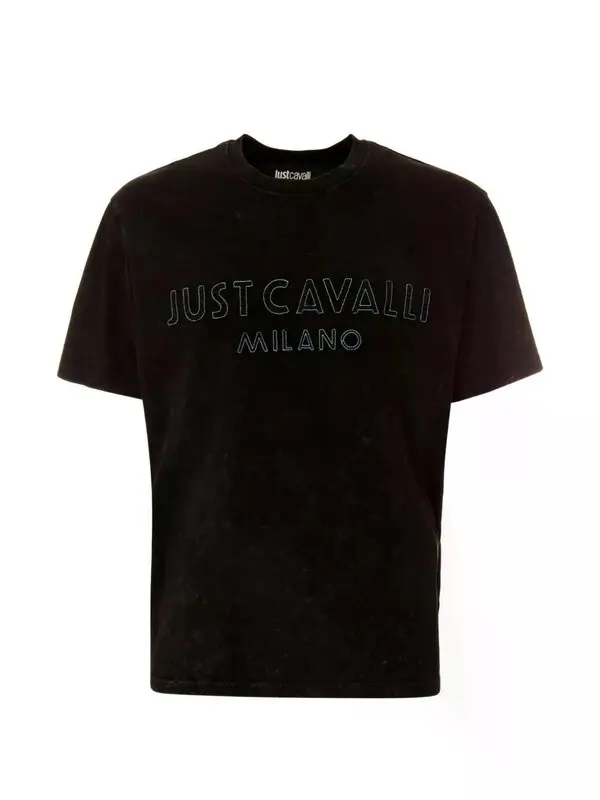 Just Cavalli Round-neck T-shirt - Black