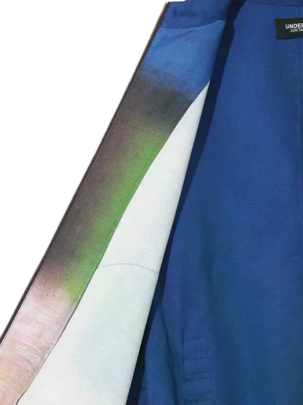 Undercover Abstract Print High-neck Jacket