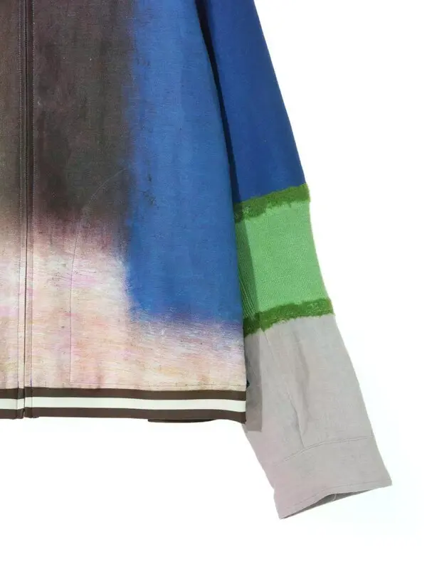Undercover Abstract Print High-neck Jacket