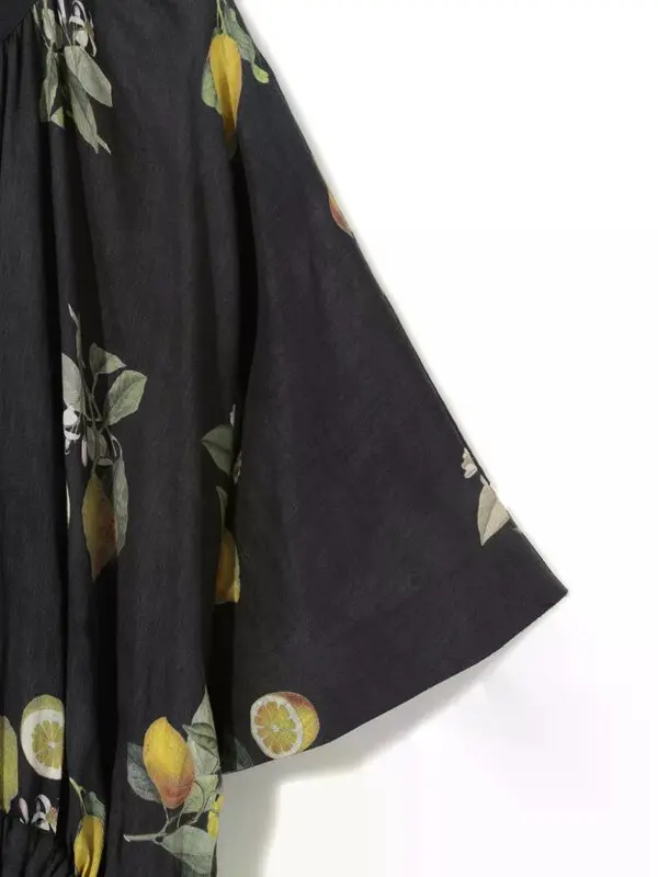 Undercover Citrus-print Button-fastening Dress