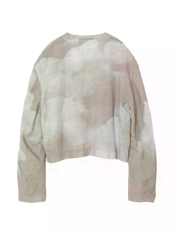 Undercover Graphic-print Linen Jacket