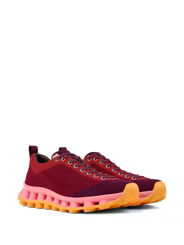 Camper X Sunnei Pelotissima Striped Knit Sneakers - Red