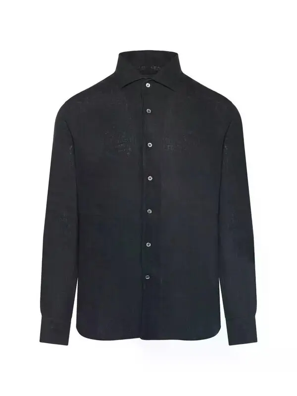 Corneliani Buttoned Shirt - Black