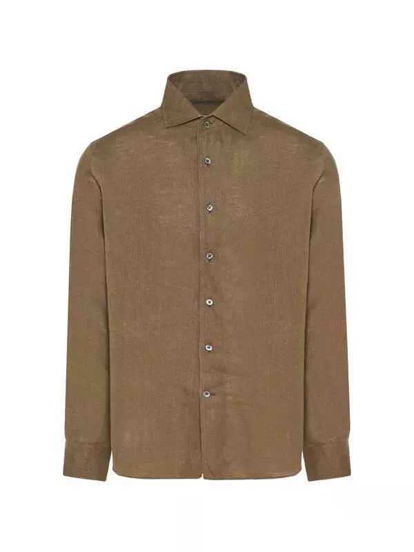 Corneliani Buttoned Shirt - Brown