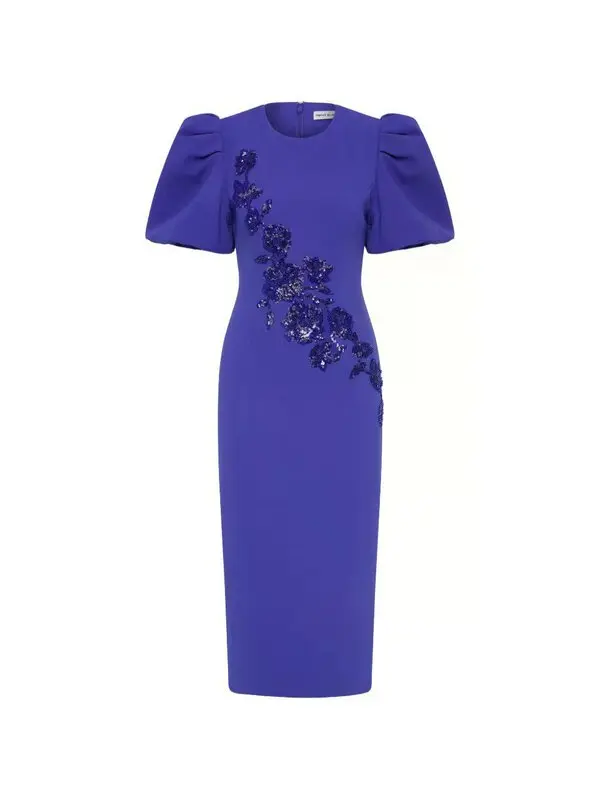Rebecca Vallance Evolet Embellished Midi Dress - Blue