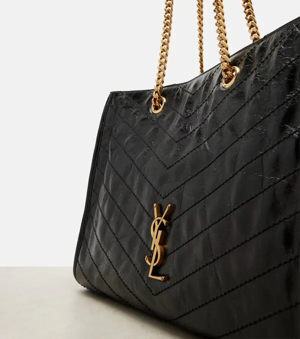 Saint Laurent Niki Medium Leather Tote Bag