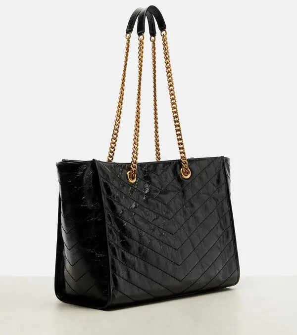 Saint Laurent Niki Medium Leather Tote Bag