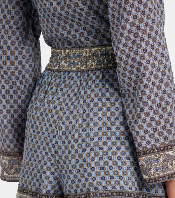 Veronica Beard Vivaldi Printed Shorts