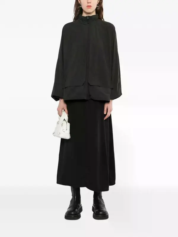 JNBY Logo-patched A-line Skirt - Black