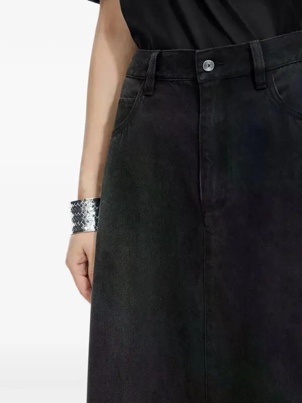 JNBY Logo-patched A-line Skirt