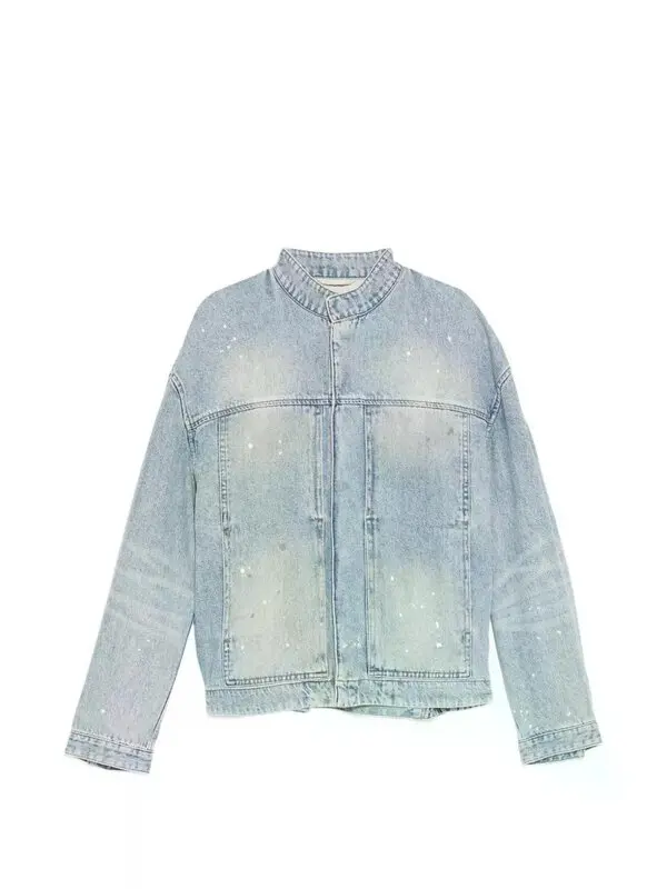 CROQUIS Relaxed Fit Distressed Denim Jacket
