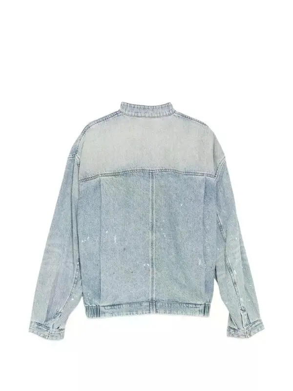 CROQUIS Relaxed Fit Distressed Denim Jacket