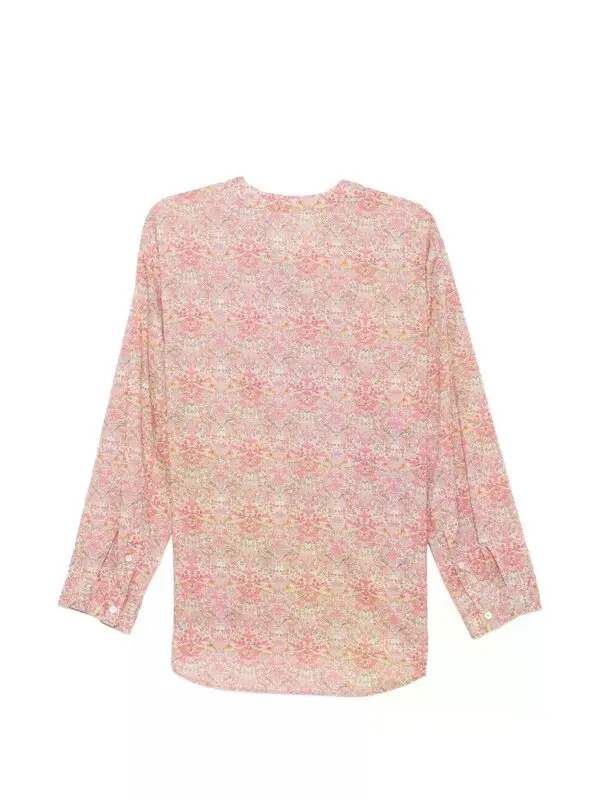 JNBY Floral-print Twisted Blouse