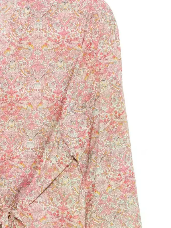 JNBY Floral-print Twisted Blouse