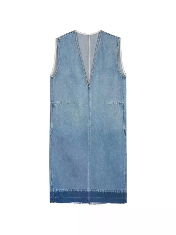 LESS Denim Midi Dress